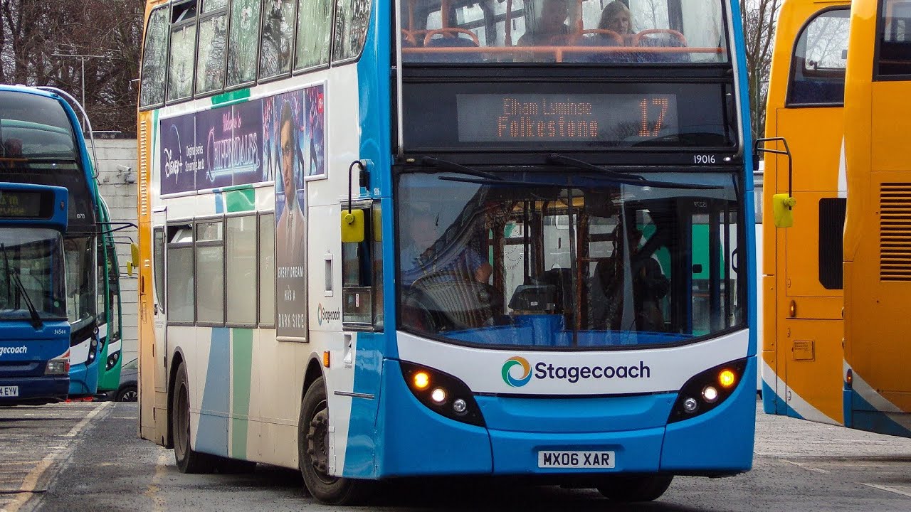 Loan! Stagecoach Bus 19016 MX06 XAR On Route 17 - YouTube