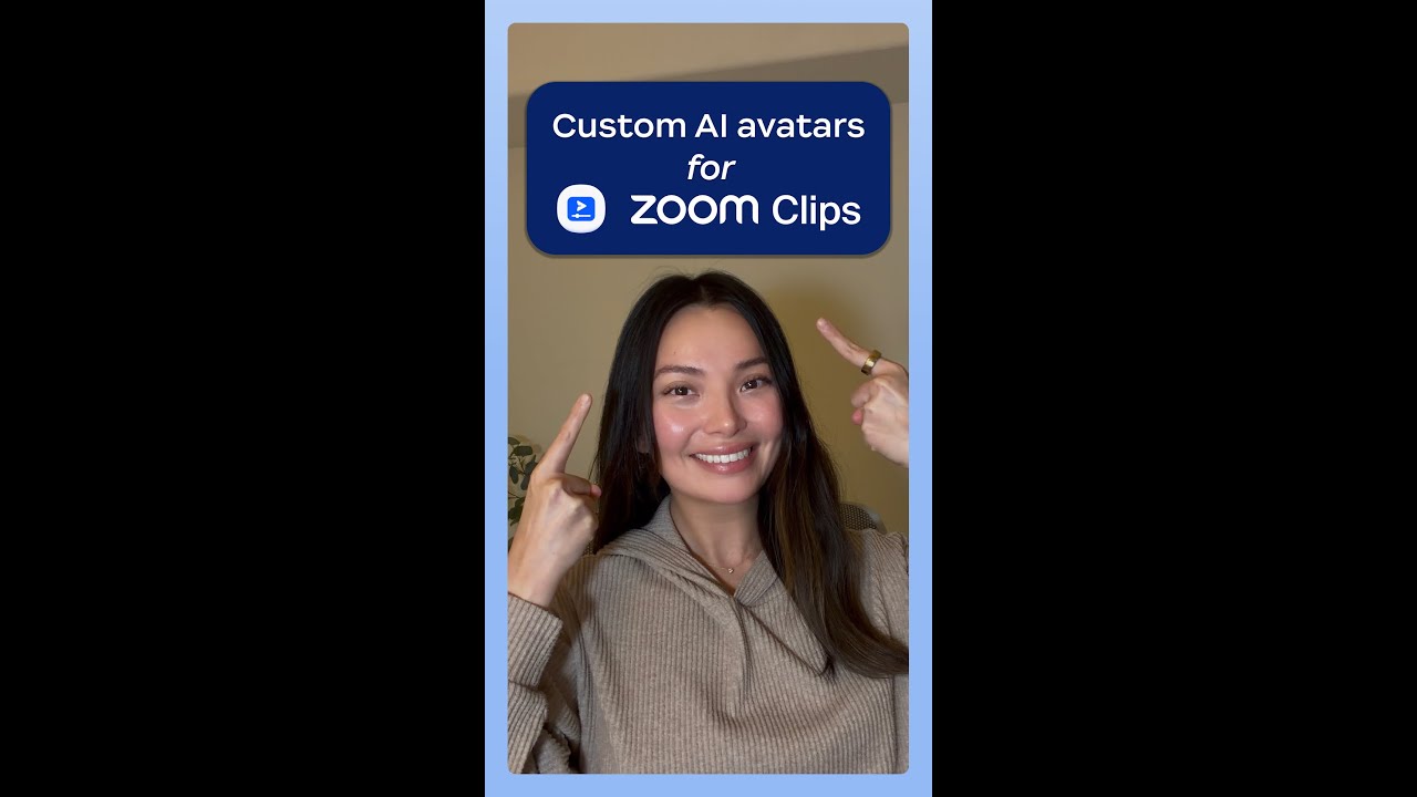 Custom AI avatars for Zoom Clips - YouTube