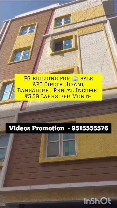 PG Building for Sale || APC Circle, Jigani, Bangalore - YouTube