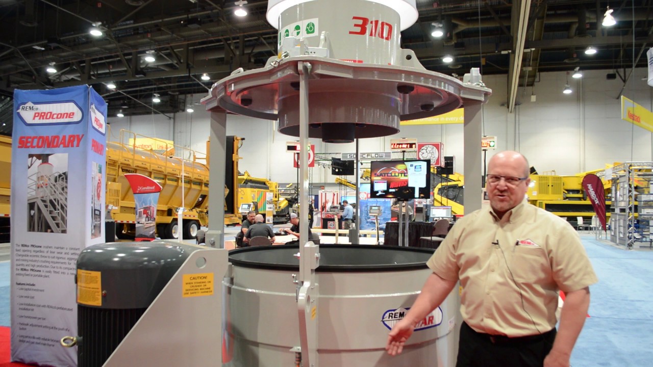 REMco showcases VSI Series 310 at ConExpo-Con/Agg 2017 - YouTube