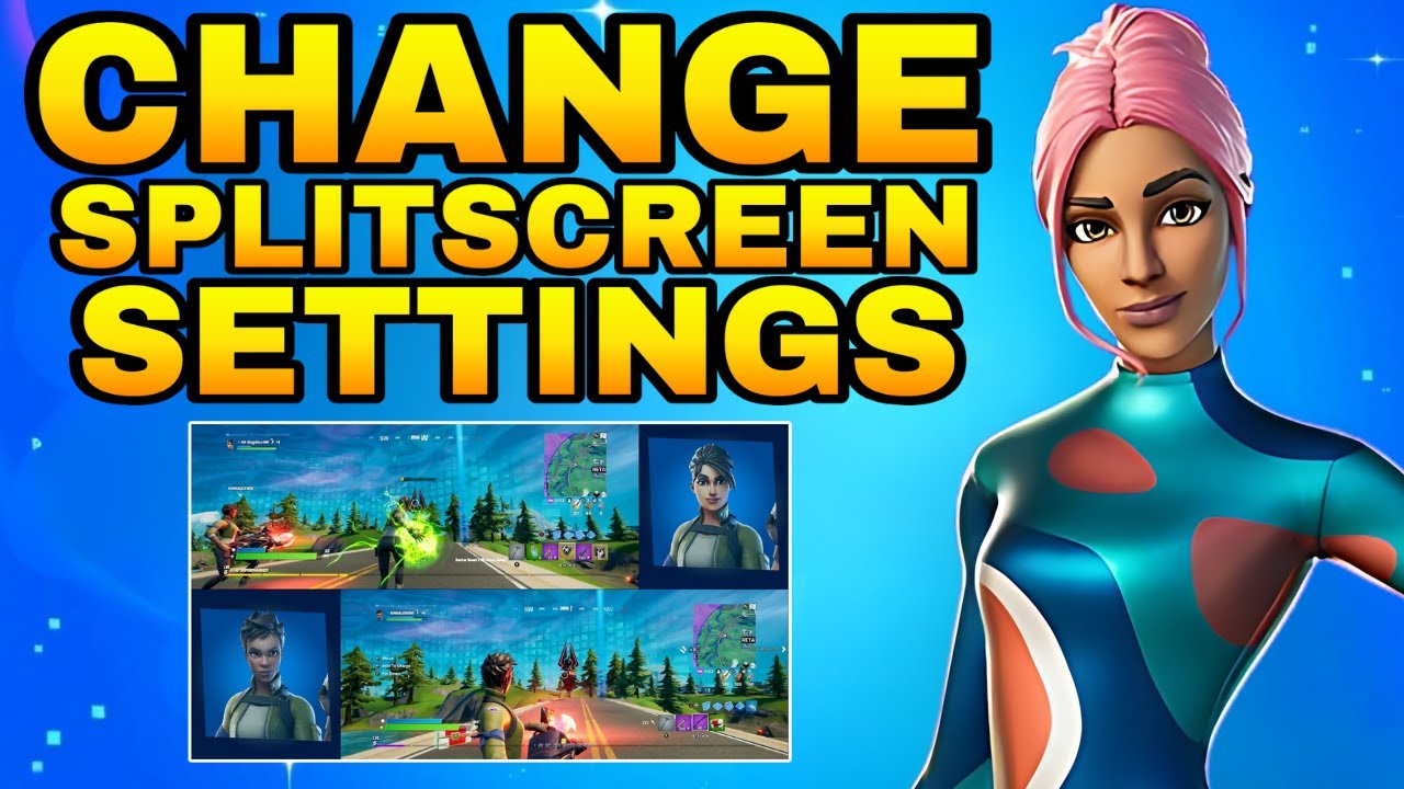 How To Change Split Screen Settings on Fortnite? (2025) - YouTube