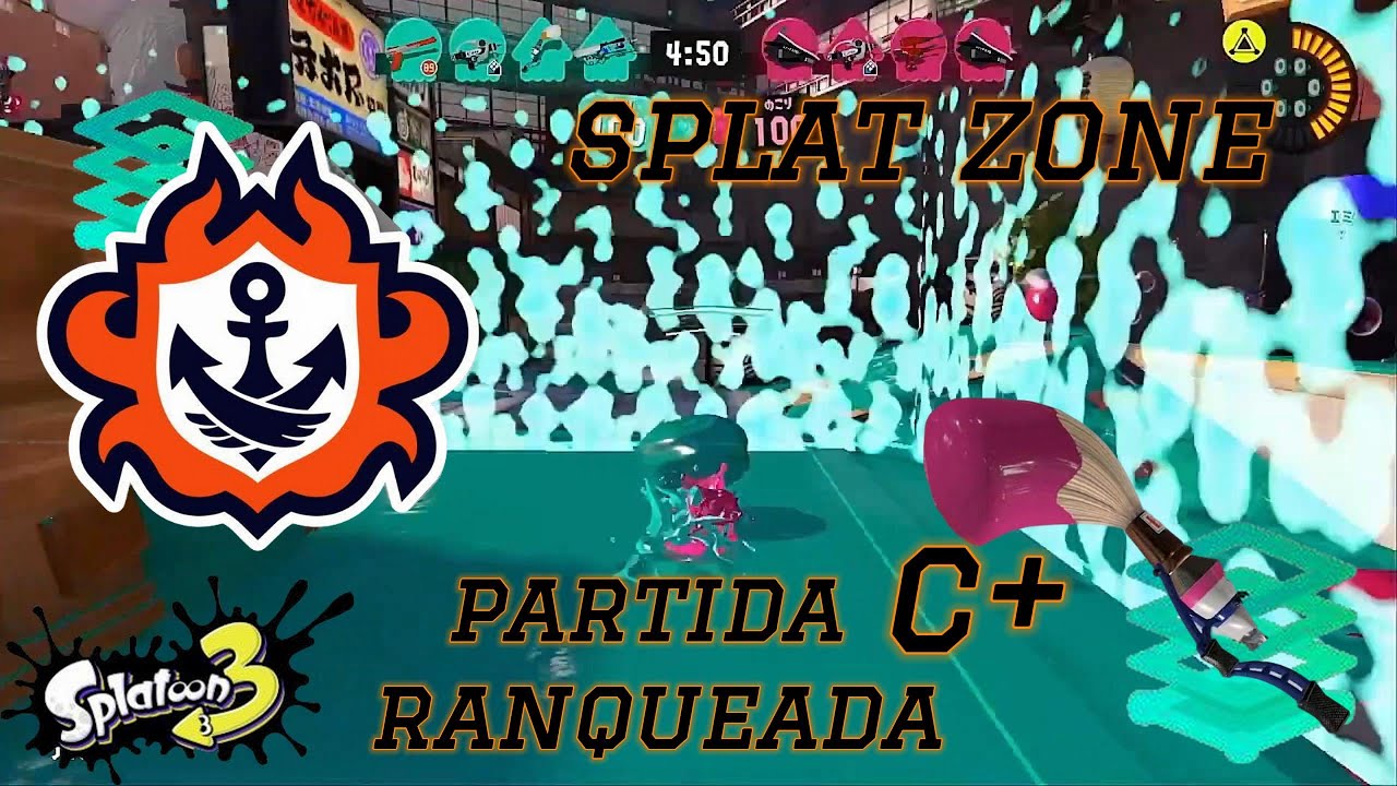 Splatoon 3 Splat zone (área) com muita pincelada - YouTube