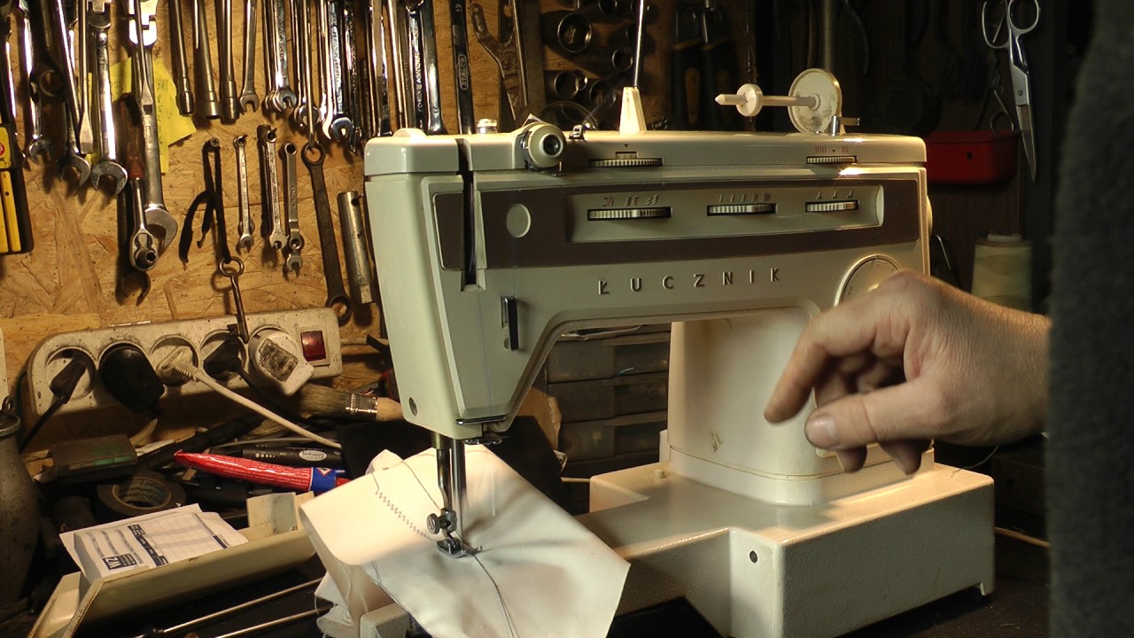 Łucznik Singer cz5/28 wzory szycia łucznik 884 sewing machine - YouTube