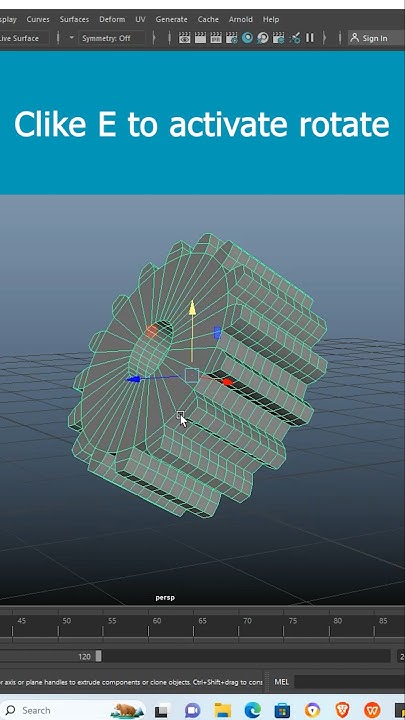 Snapping Rotation in Maya #maya #3d #3dmodeling #only3d #tutorial - YouTube
