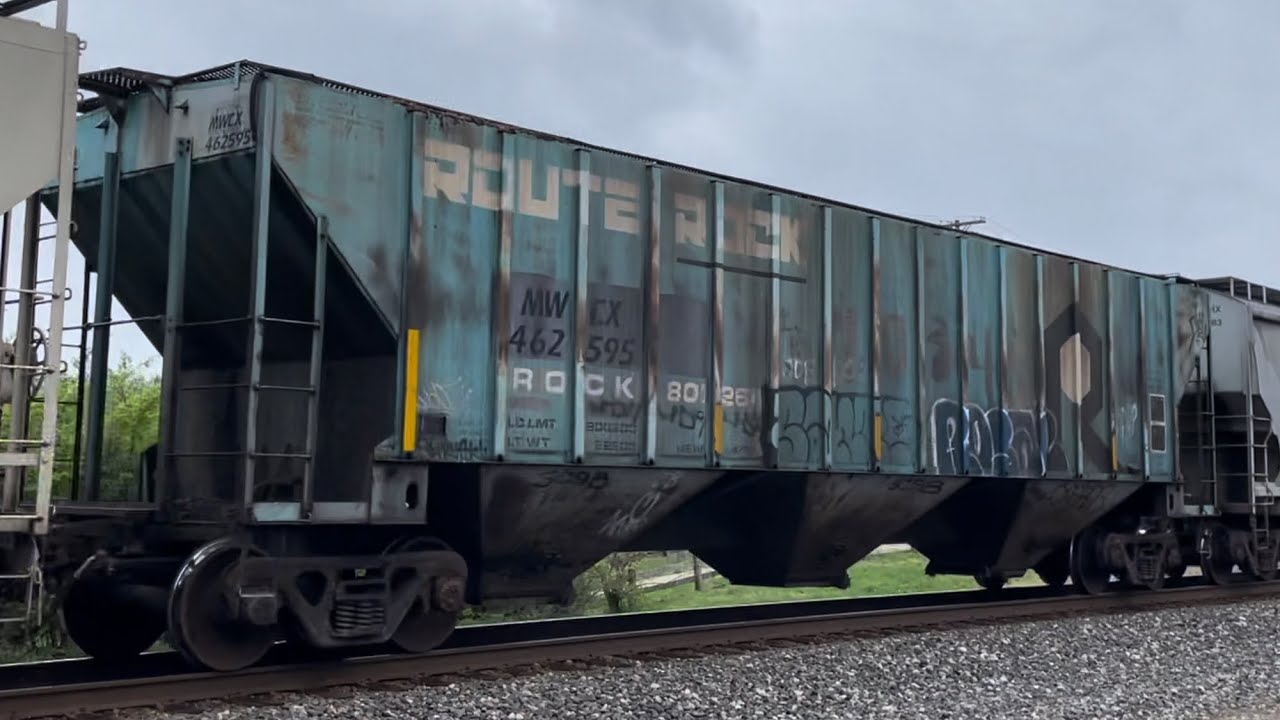 Distant Train! Eight Trains in Miamisburg! - YouTube