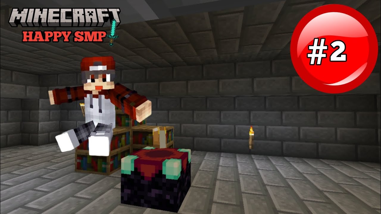 HAPPY SMP || anchanting table upgrade episode 2 - YouTube