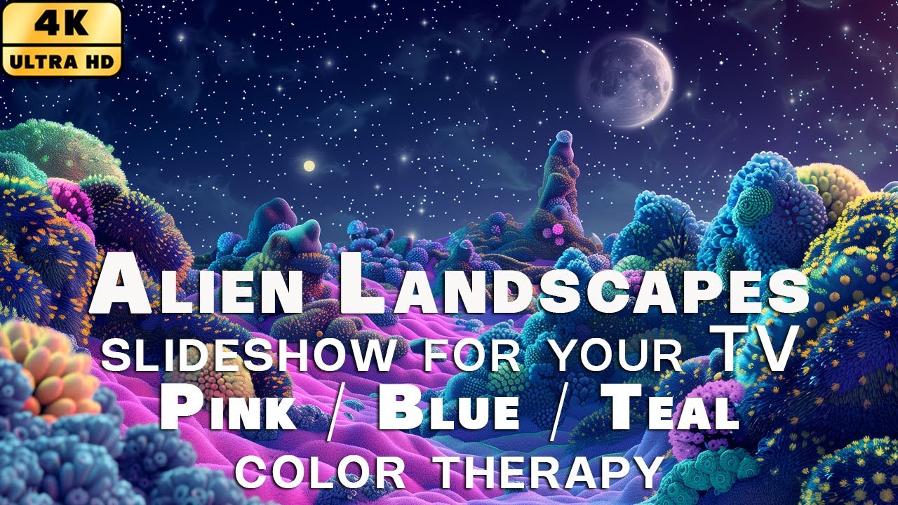 Alien Landscapes 20 images | 4K slideshow for your TV | 3:20 hours, no ...