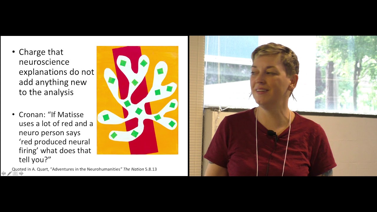 "Current Progress in the Neurofields: Neurohumanities," Laura Sizer ...