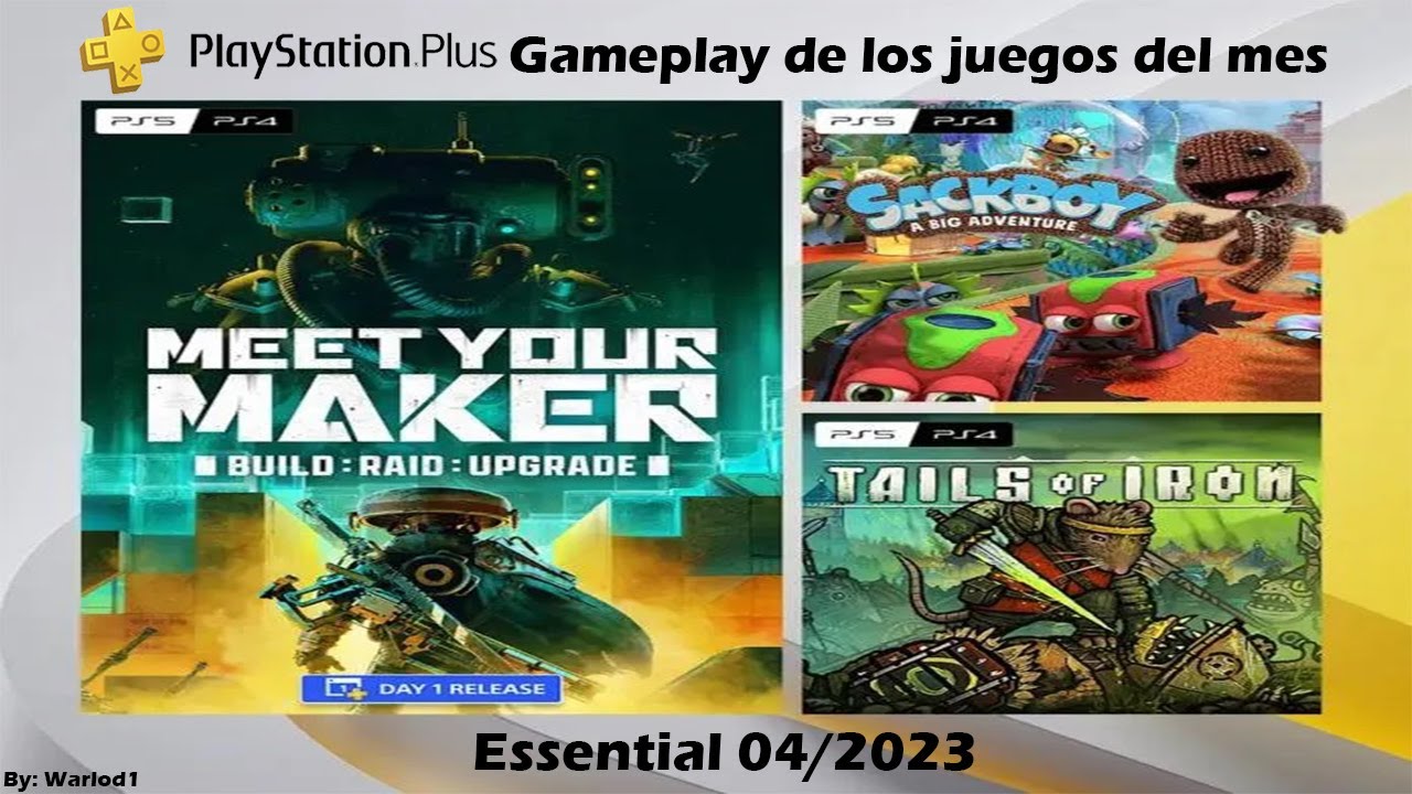 PlayStation Plus Essential ¡Gameplay de los juegos del mes de abril ...