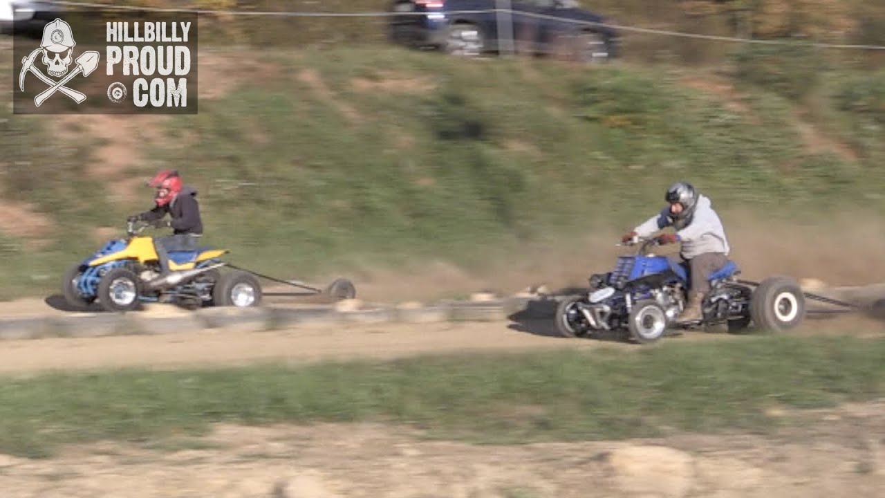 Quad Drag Racing #2 Coke Ovens Raceway Dirt Drags October 7, 2023 - YouTube