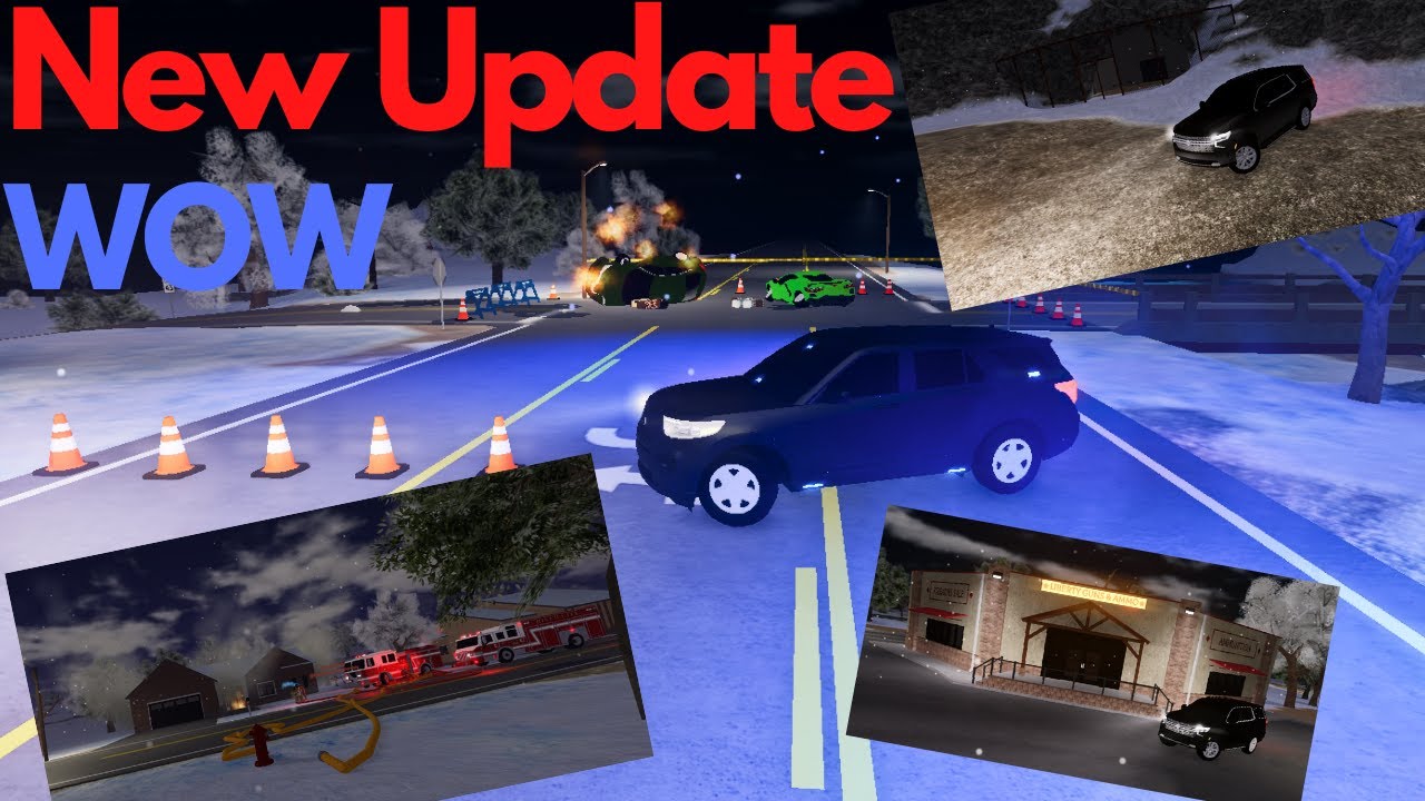 New ER:LC Update Police Light Customization And More Roblox | Emergency ...