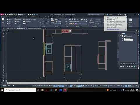 CAD Elevations 2 - Exploding and Drawing Details (Cabinets etc) - YouTube