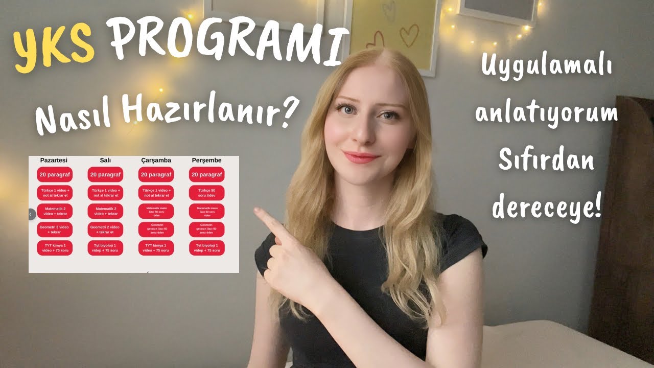 YKS 2025 | Derece Programı Nasıl Hazırlanır? Uygulamalı En Detaylı Program Videosu ️#yks # ...