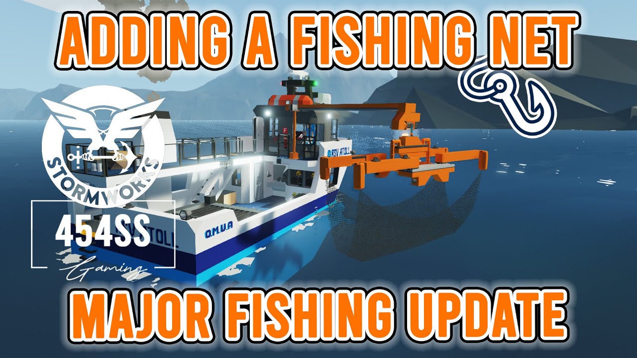 Adding NEW FISHING NETS to my Fishing Boat in Stormworks - YouTube