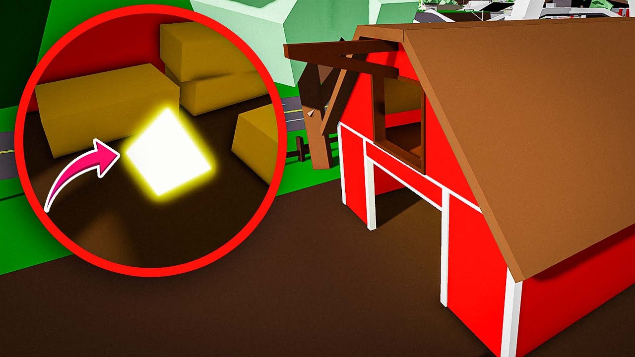 All Brookhaven secrets in the Barn! Crow secret, Barn and TS LVL 1 ...