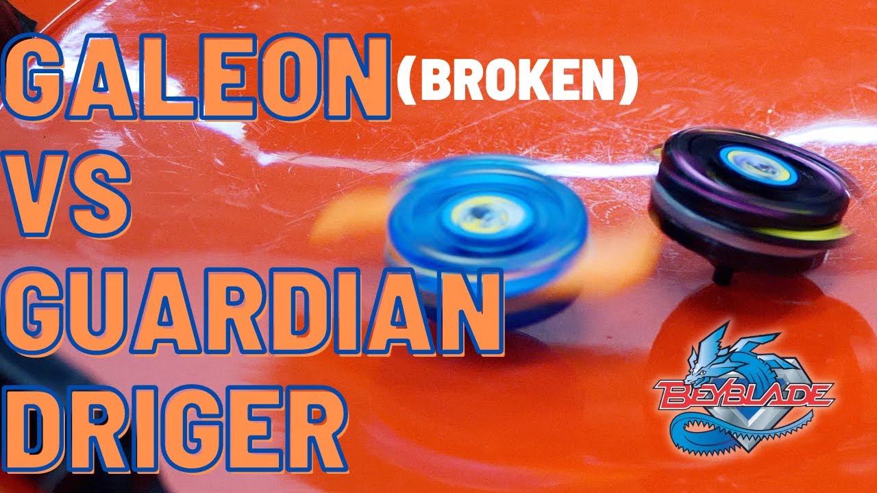 (I BROKE ANOTHER PLASTIC GEN BEYBLADE) Galeon VS Guardian Driger w ...