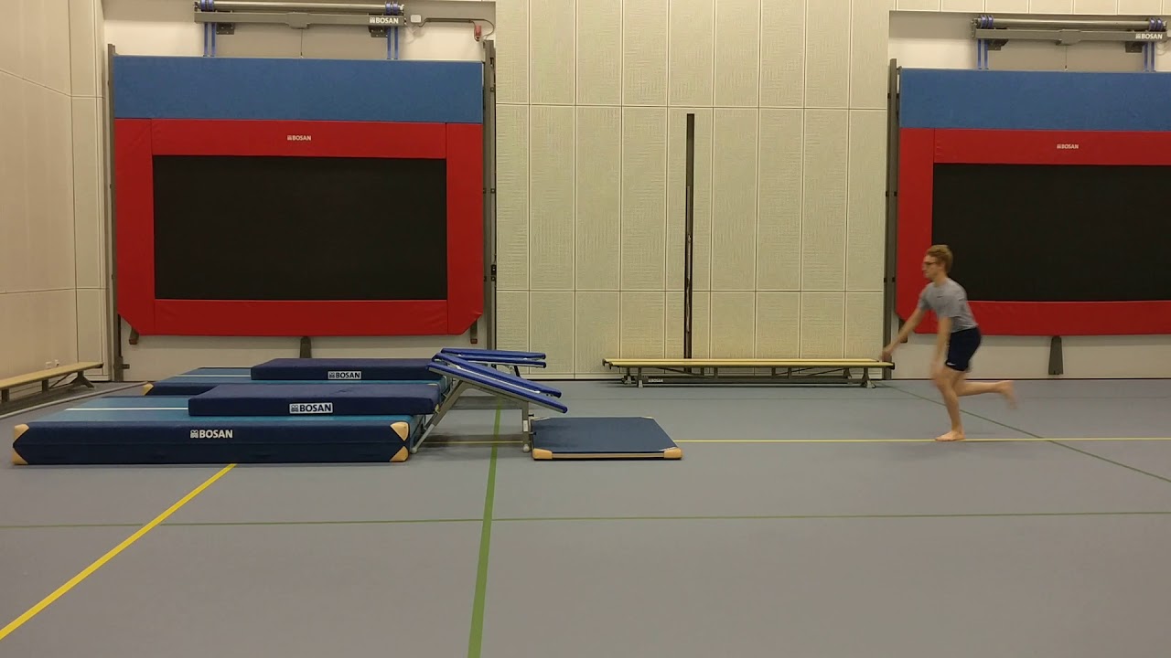 Rechtstandige sprong vanuit aanloop - YouTube