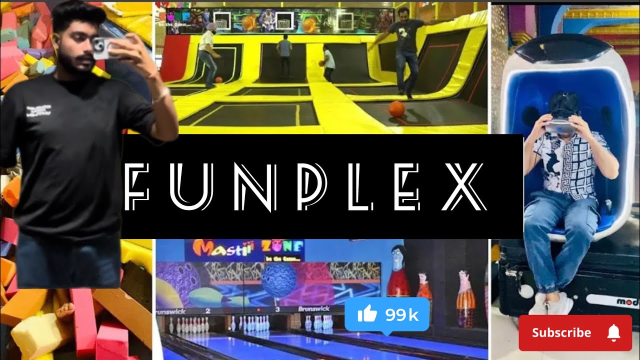 Funplex game zone Agra | VR Games |Trampoline Park | Full Detailed ...