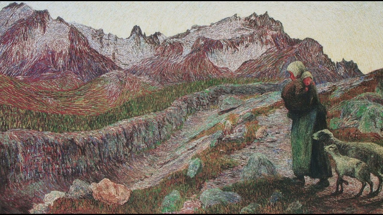 Giovanni Segantini (1858-1899)An Italian painter known for his large ...
