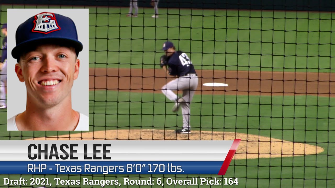 CHASE LEE - Texas Rangers RHP (2021 MLB Draft) Prospect Video - YouTube