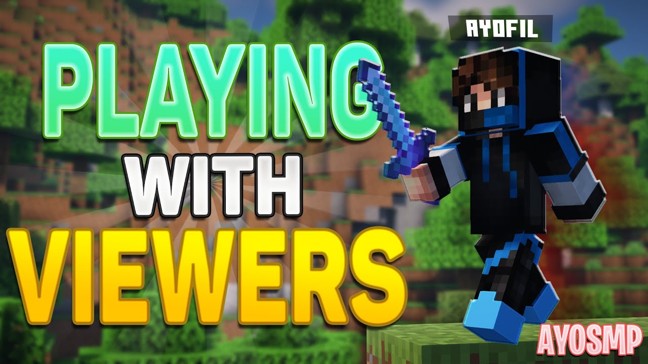 🔴MINECRAFT SMP WITH VIEWERS !discord FOR WHITELIST! - YouTube