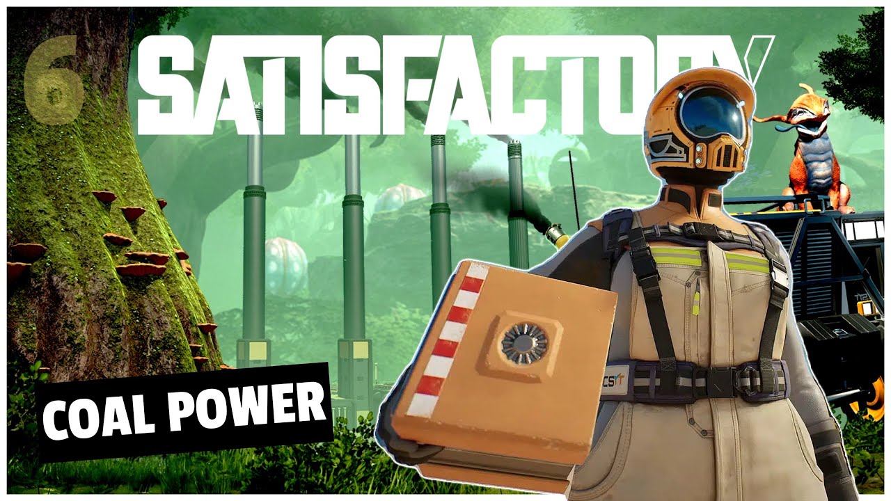 First coal power plant in Satisfactory - YouTube