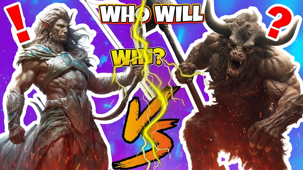 Epic Battle in the Labyrinth: Centaur vs. Minotaur - YouTube