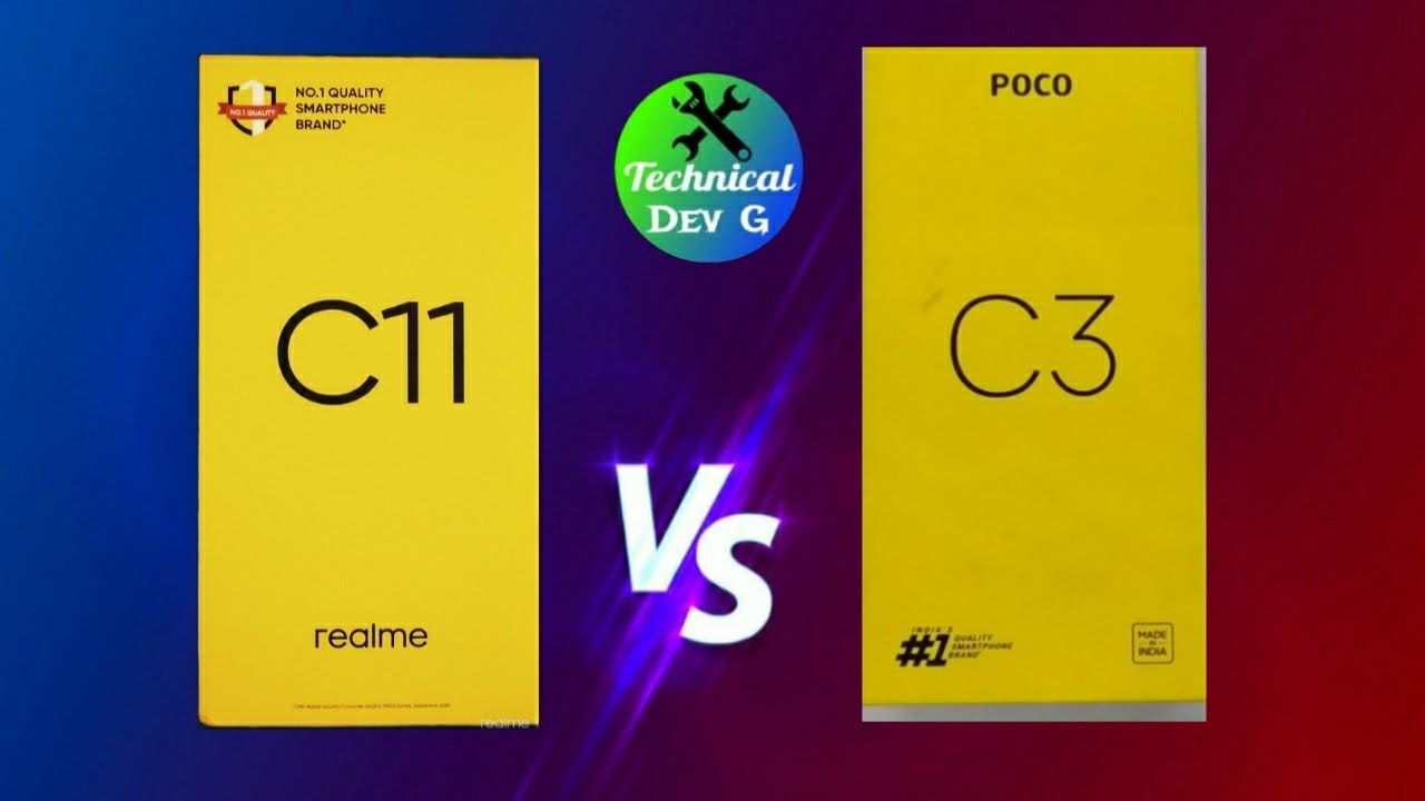 realme c11 vs poco C3 comparison# hand's on#technical dev g - YouTube
