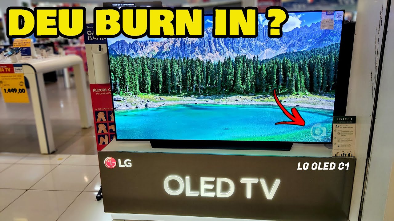 LG OLED C1 DEU BURN IN ? GARANTIA COBRE ? COMO EVITAR O EFEITO BURN IN ...