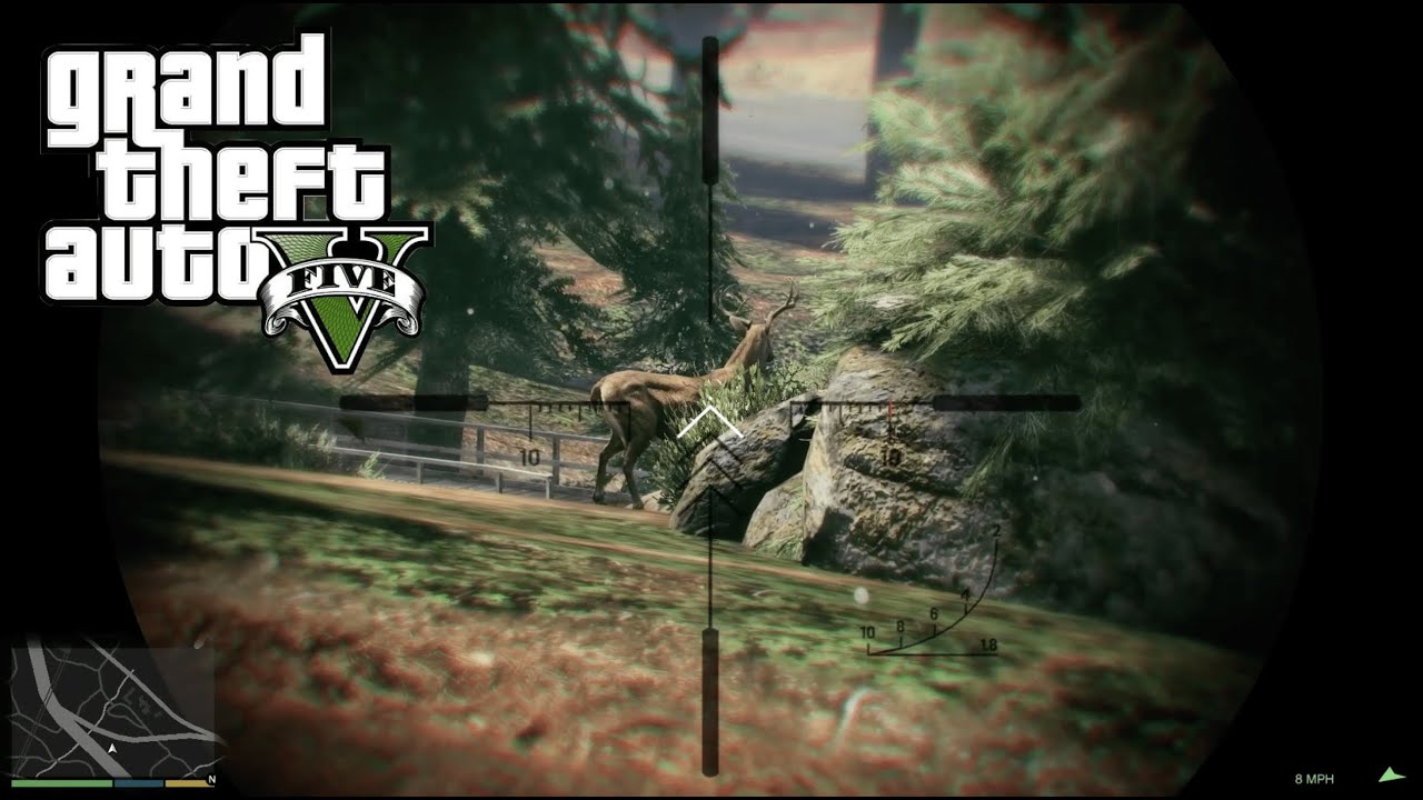 GTA 5 - HUNTING DEERS - YouTube
