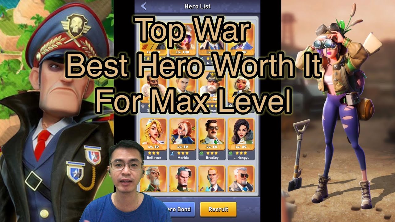 Tips Best Hero For Max Level Top War Battle Game Gameplay - YouTube