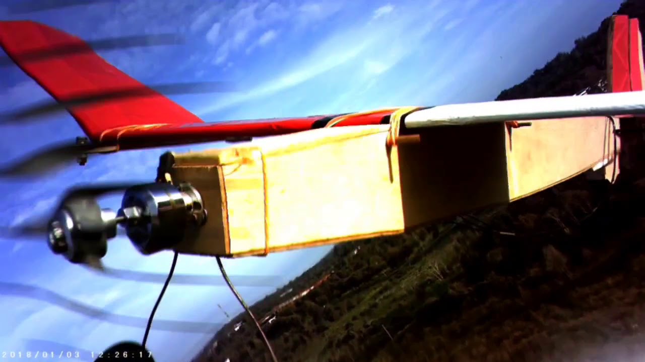 FMK Flutterbug rc plane - YouTube