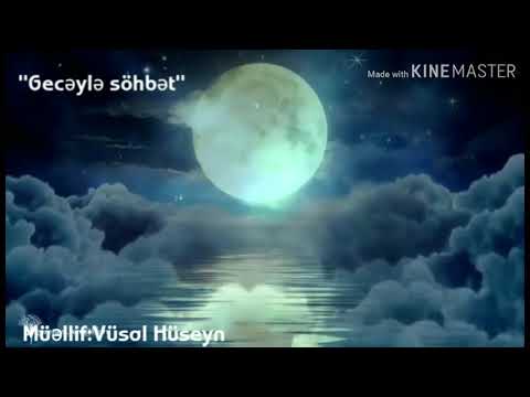 Gecəyə aid mistik şeir.\