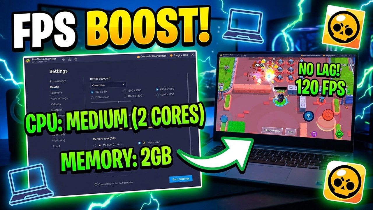 Optimize Brawl Stars Performance on PC & Laptop – Bluestacks - YouTube