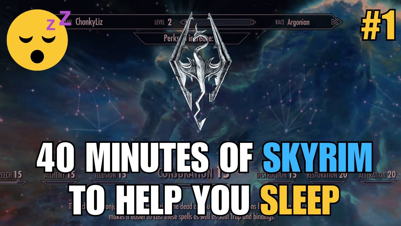 40 Minutes of SKYRIM to Help You SLEEP - YouTube