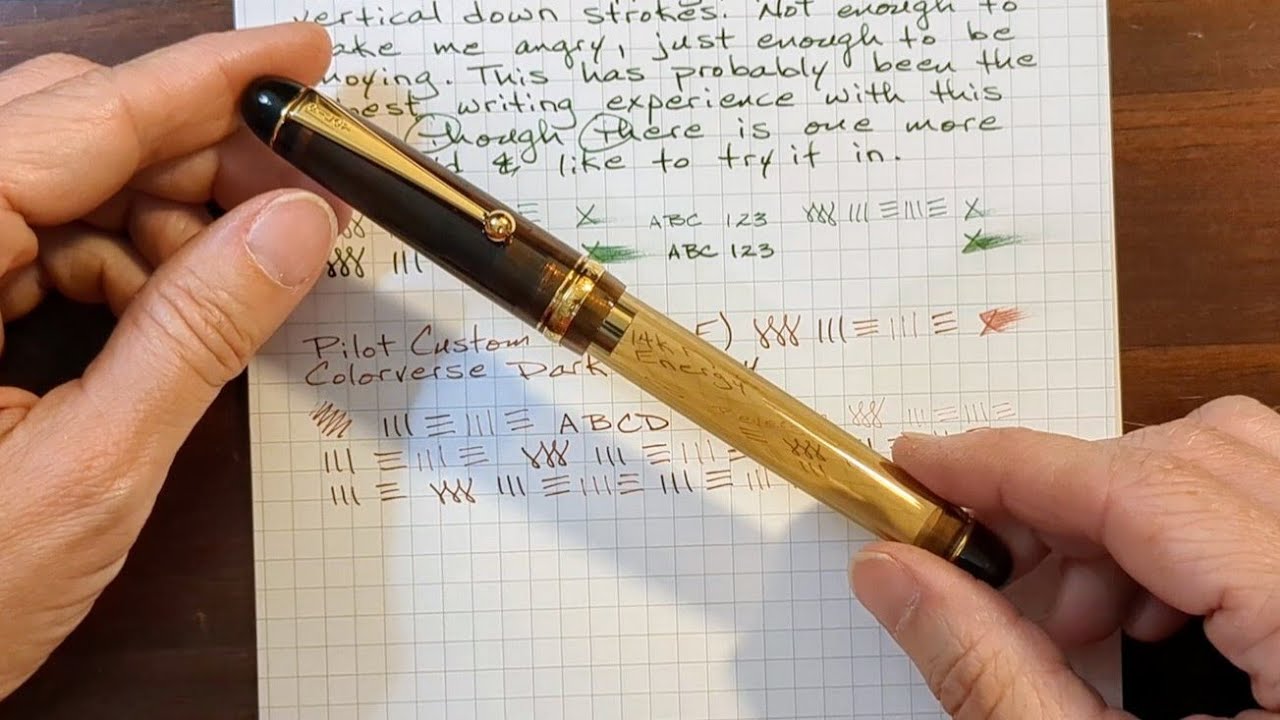 Pilot 100 Custom 74 Limited Edition - YouTube