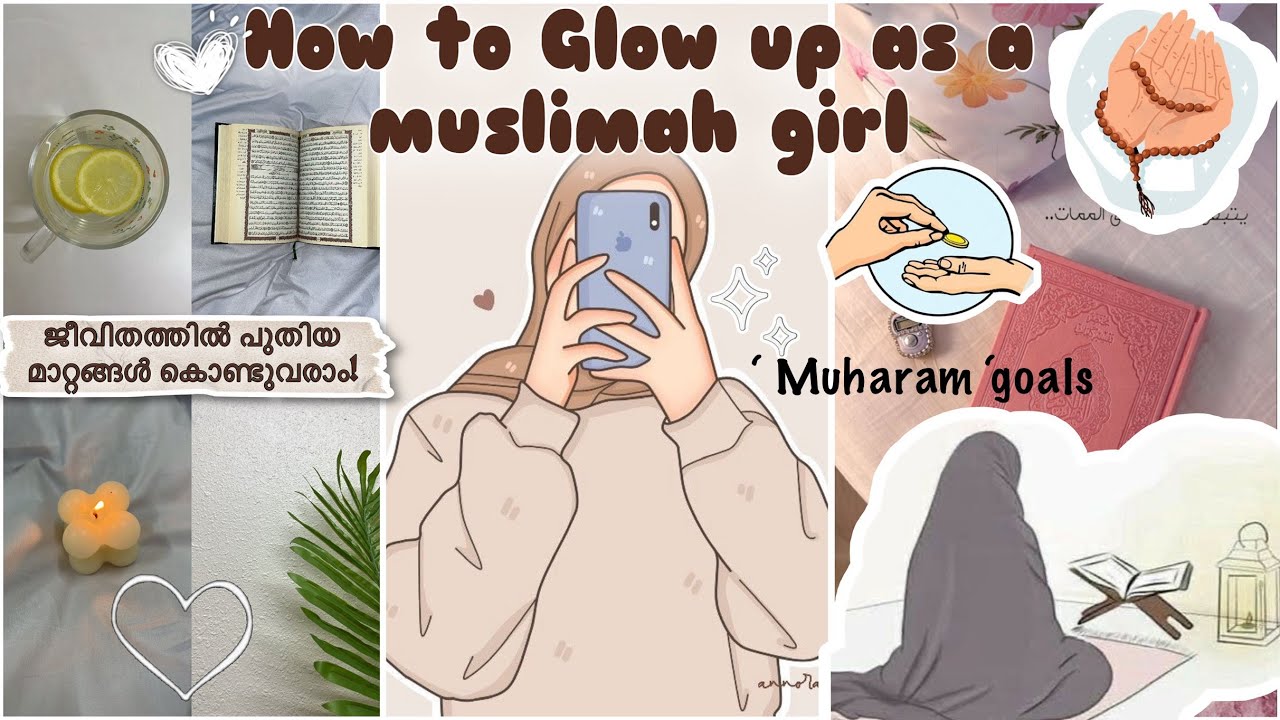 How to glow up as a muslimah girl🎀 #mydiary #muslimah - YouTube