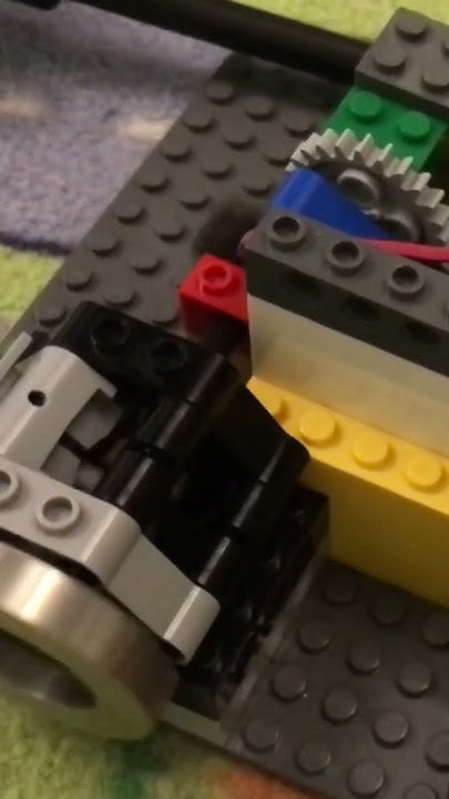 Lego compressed air engine with e-starter!!!!! #engineering - YouTube