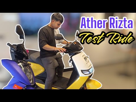 ATHER Rizta Test Ride | Amazing Electric family scooter. Must Watch ...