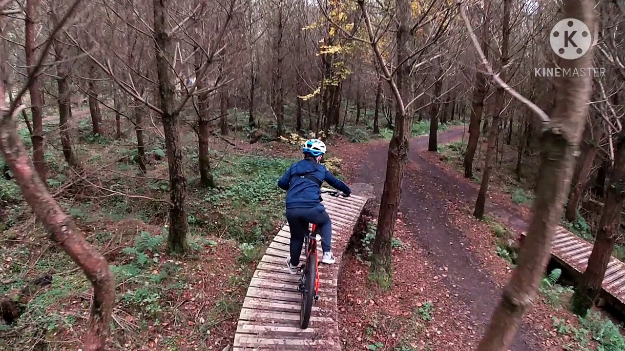First ride at Garvagh forest blue trails - YouTube
