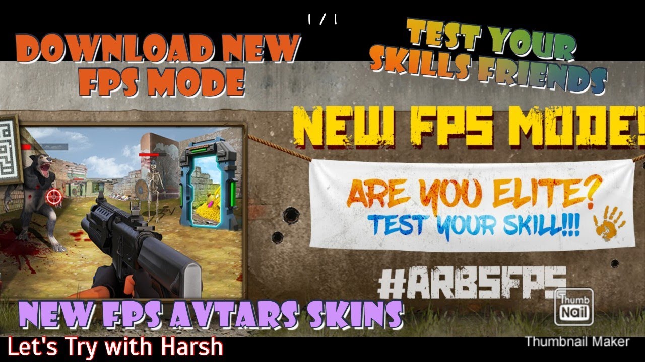 Test Your Skills Friends in ARBS FPS Mode | Download New ARBS Fps Mode ...