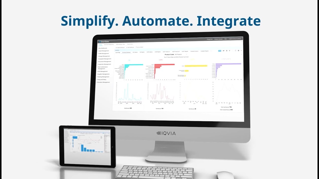 IQVIA SmartSolve Connecteur Réglementaire, solution compliance pour ...