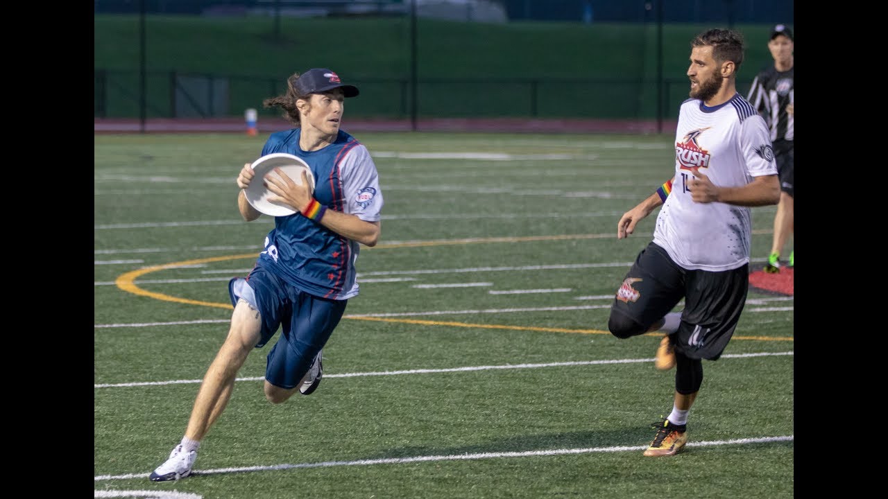 2018 AUDL Rowan McDonnell 8-Assist, 72-Completion Week 11 Highlights ...