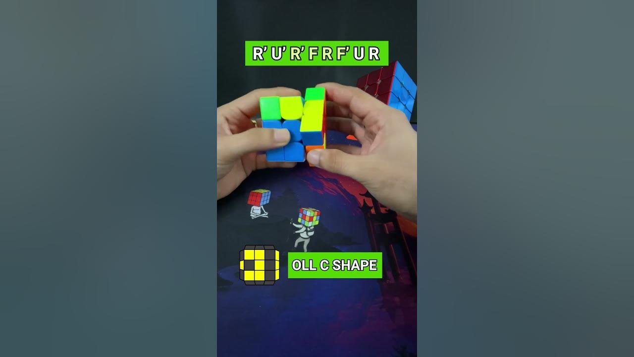 Rubik’s Cube OLL C CASE (17/57) with Fingertricks | Cube speedsolving ...
