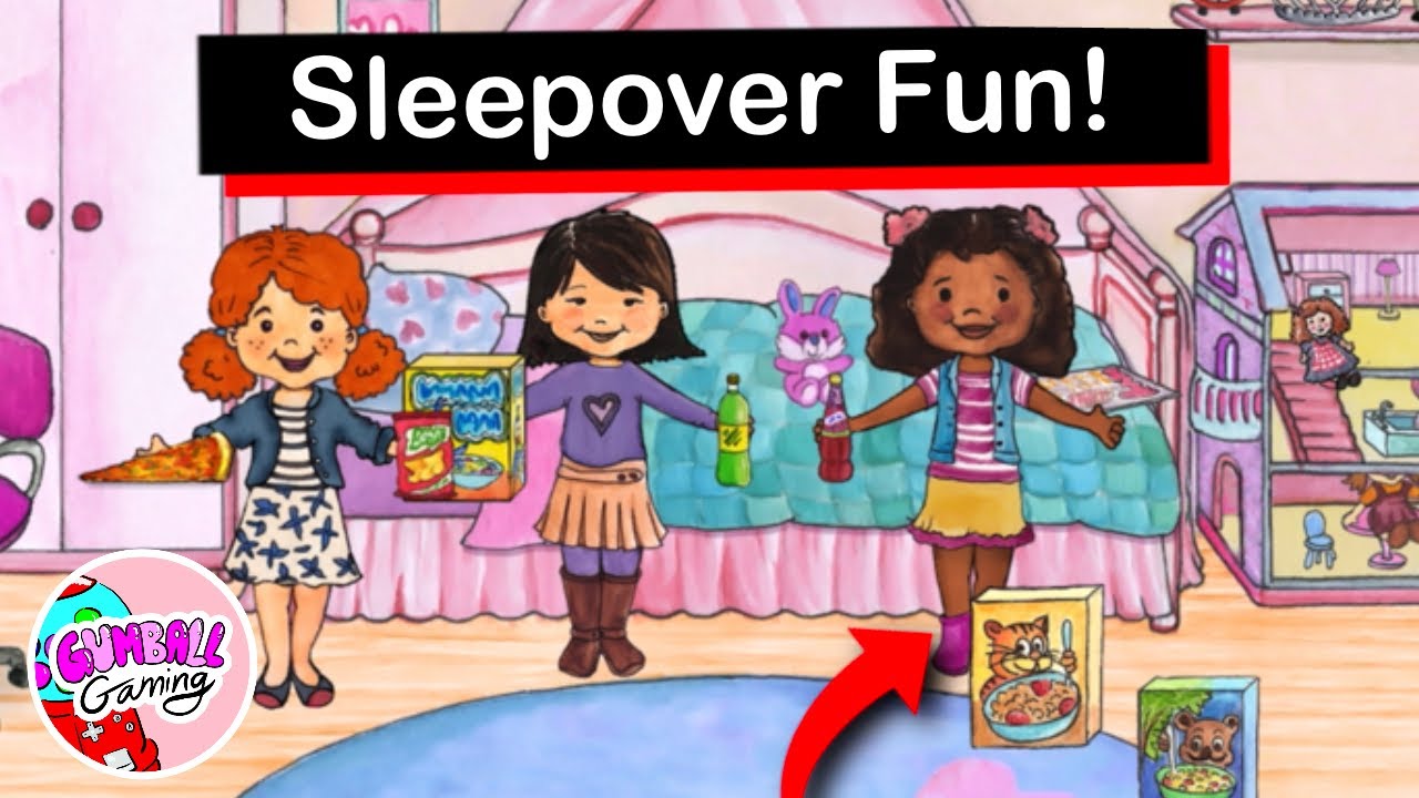Friends Sleepover Games | My PlayHome Plus - YouTube