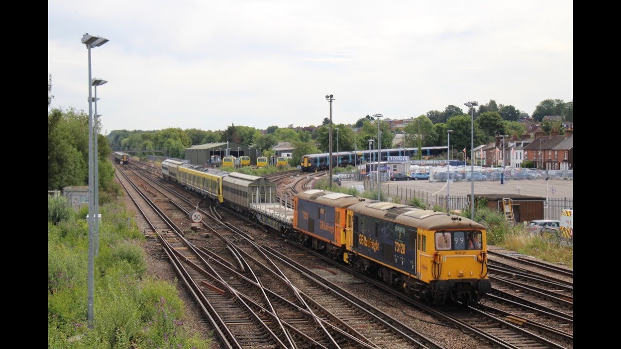 (HD) Brand New Merseyrail Class 777 Unit Drags with GBRf Class 66s and ...