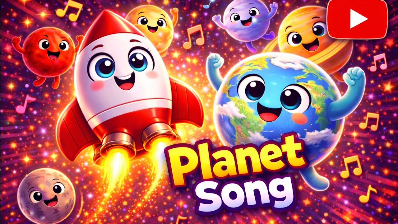 Planet Song 🚀 Learn the Planets | Fun Solar System Song for Kids ...