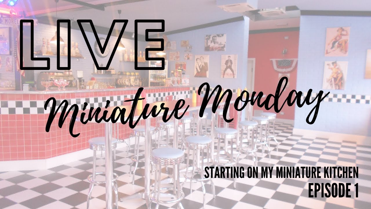 Miniature Monday - Miniature 50s kitchen EPISODE 1 - YouTube