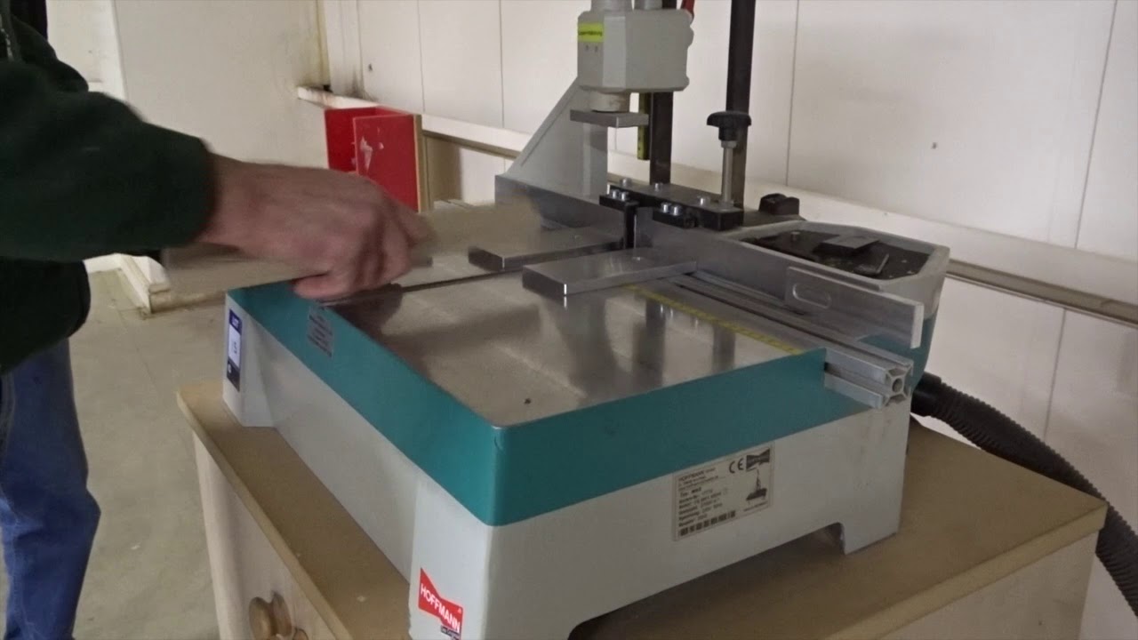 HOFFMAN MU2 Dovetail Jointing Machine - YouTube
