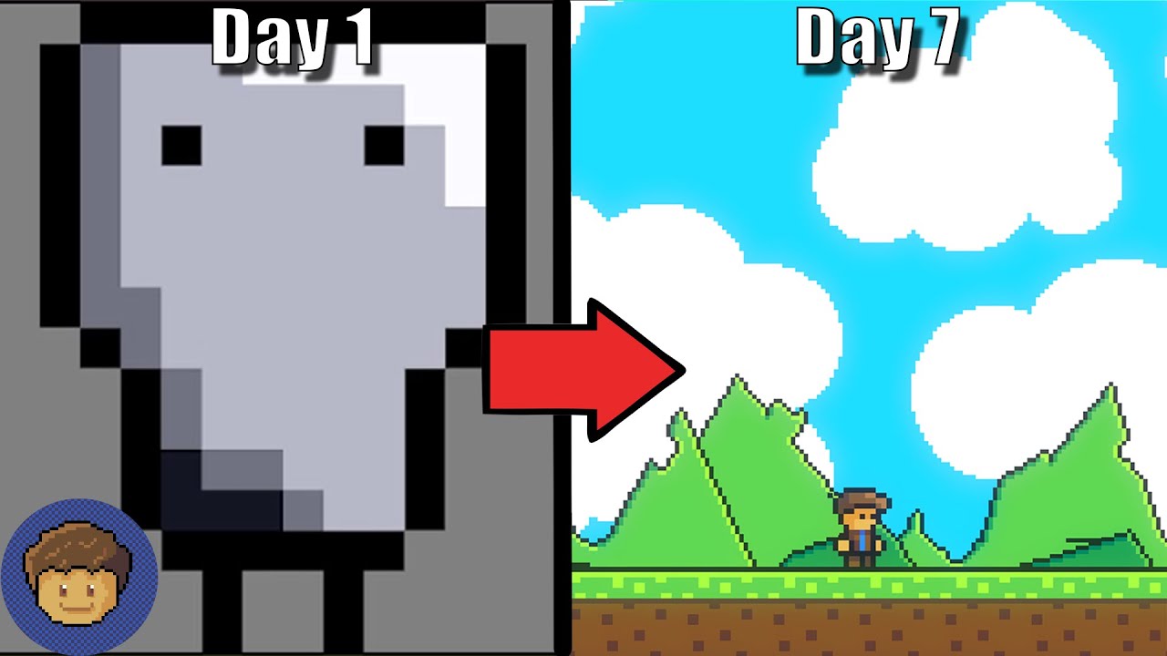 I Spent 1 Week learning Pixel Art! | Godot Devlog - YouTube